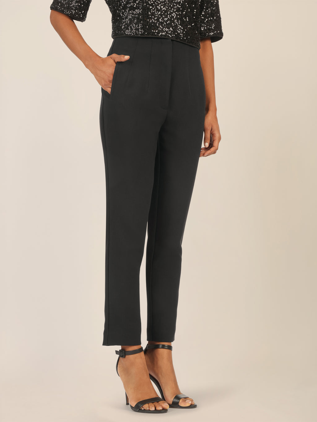 APART 7/8 Hose mit Bügelfalten | schwarz – APART Fashion GmbH